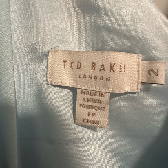 Ted Baker London | Dresses | Ted Baker Sleeveless Baby Blue Floral ...